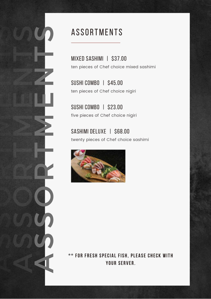 Menu Updated - O-Toro